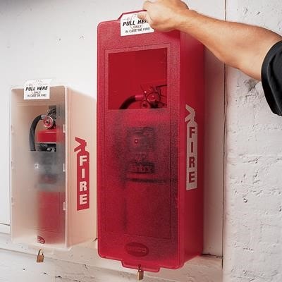 Brooks Equipment Large Fire Extinguisher Cabinet Fits Tall 10 Lb Units ...